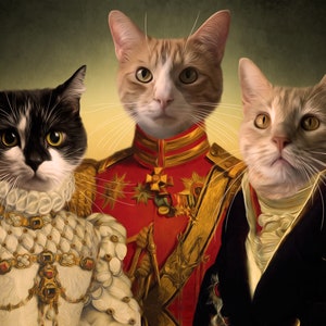 Custom Dog Portrait, Custom Pet Portrait, Custom Multi Pet Portraits ...