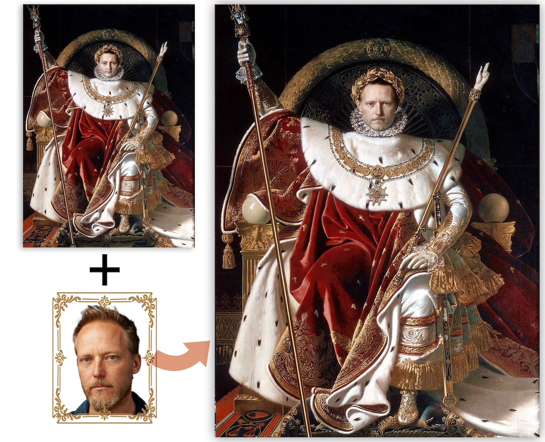 Custom Historical Napoleon Portrait, Custom Renaissance Napoleon ...