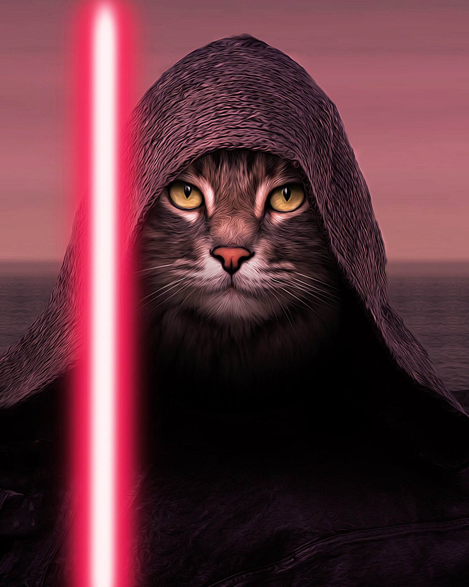 Custom Star Wars Pet Portrait Luke Skywalker Dog Portrait | Etsy