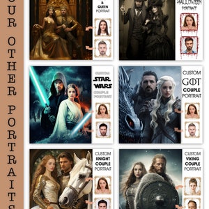 Custom Battlefield Warriors, Custom Viking Portraits, Personalized ...