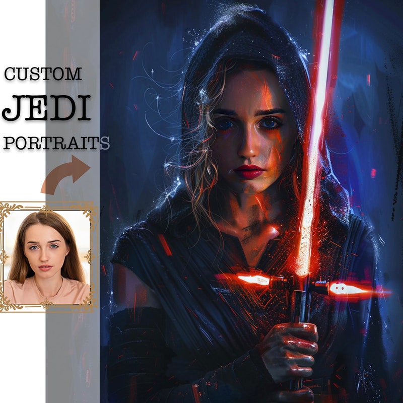 Female Jedi Ornament - Etsy