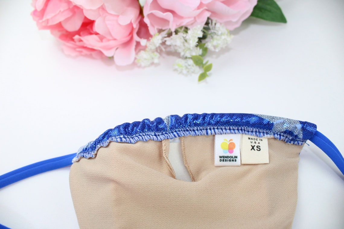 American Flag Adjustable Triangle Bikini Top Metallic Womens - Etsy