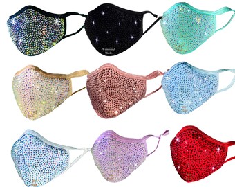 Bling Face Mask - Etsy