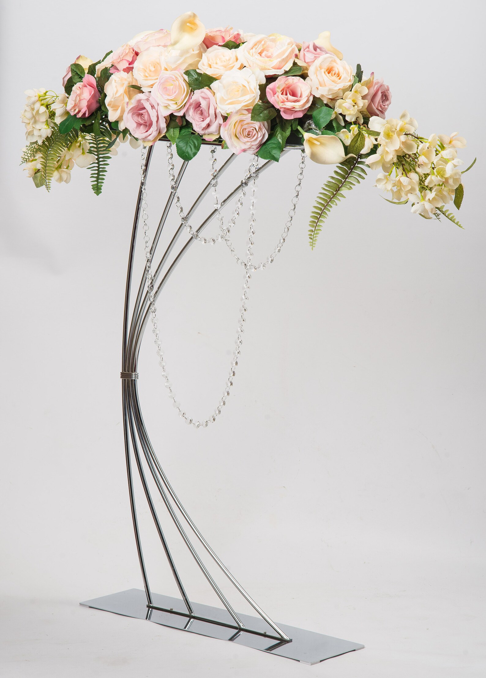 92cm Harp Flower Stand in Silver or Gold (flowers Not Included) - Etsy UK