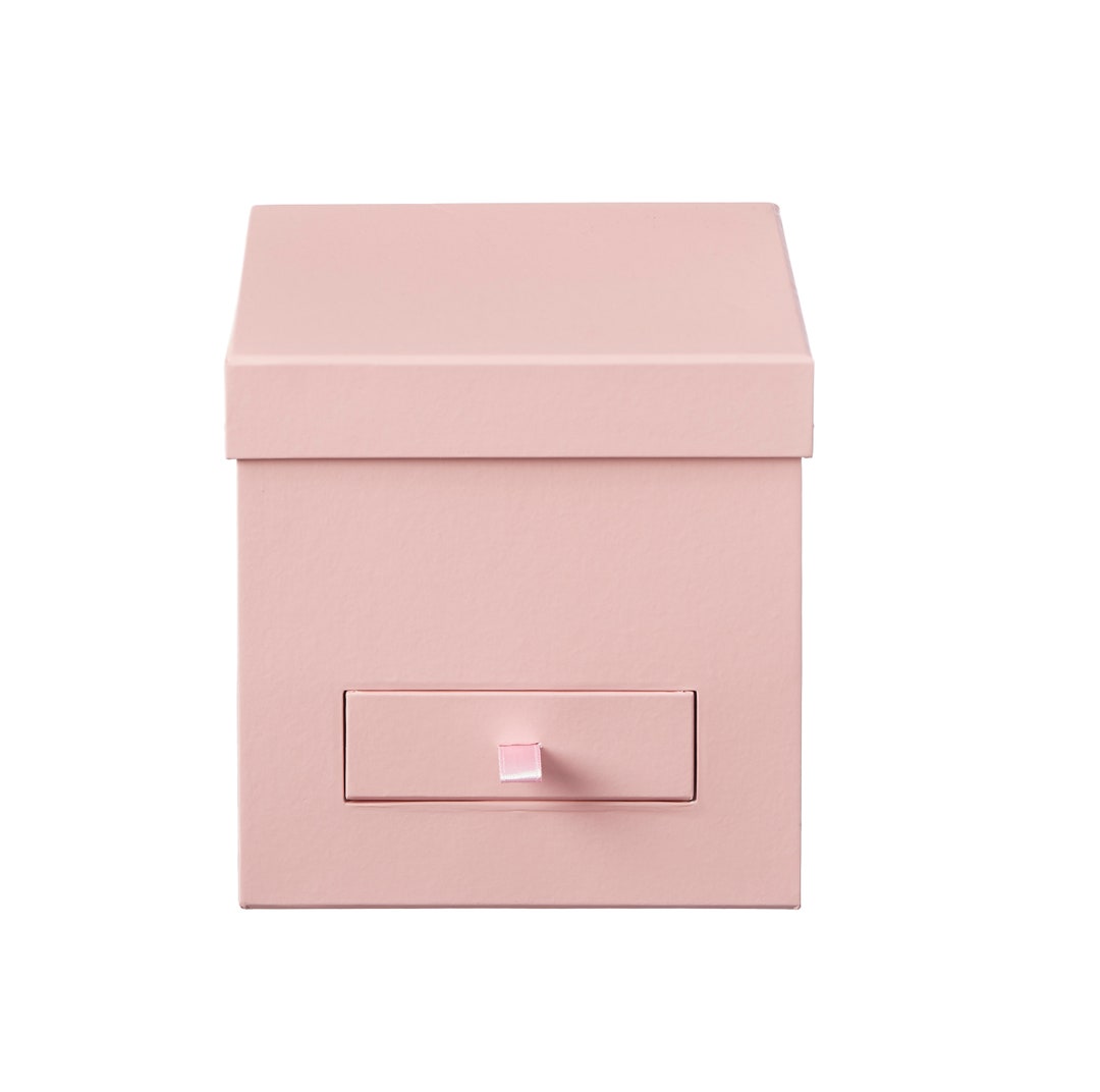 Pink Oasis Square Hat Box With Draw Gift Box Florist Great for ...