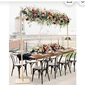 Gold Floor Standing Metal Frame Stand 150cm-300cm (extendable) for Over ...