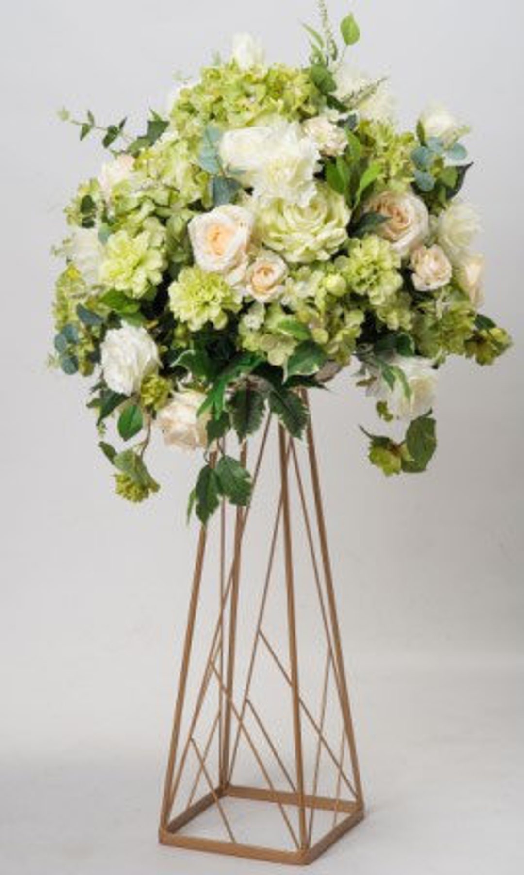 60cm Gold Geometric Trapezoid Stand - Etsy UK