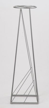 80cm or 60cm Gold Trapezoid Flower Stand in Silver or Gold - Etsy UK