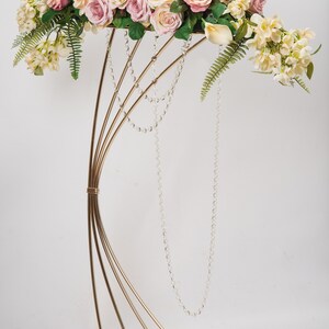 92cm Harp Flower Stand in Silver or Gold (flowers Not Included) - Etsy UK