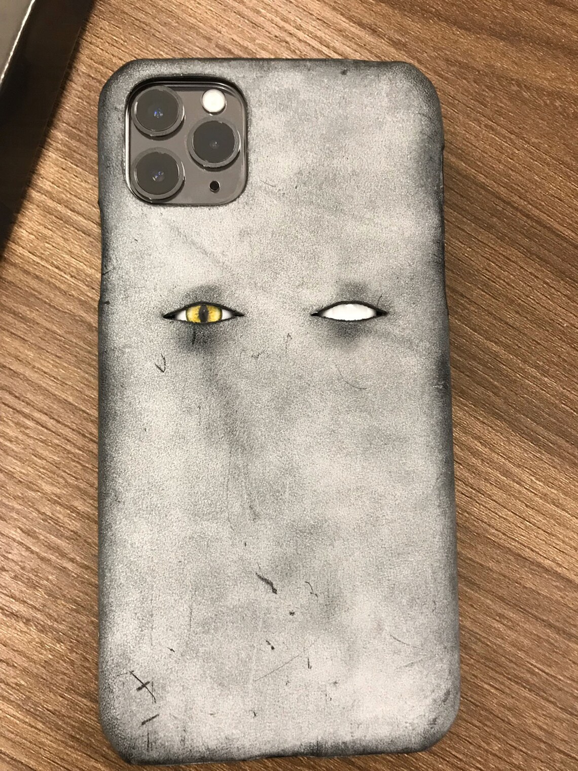 Unique Design Gothic Eyeballs Iphone Case Cute Waxed Leather | Etsy