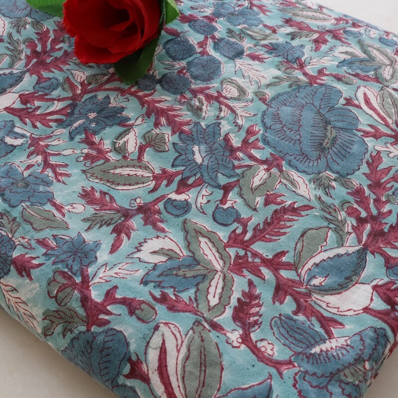 Block Print Fabric - Etsy