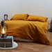 Yellow Mustard Linen Duvet Cover Set, Linen Bedding, Comforter Cover ...