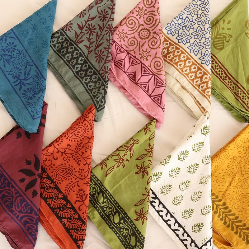 Paisley Bandana Print Bag - Etsy