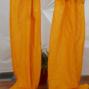 Yellow Mustard Color Living Room Curtain Bedroom Modern Rustic - Etsy