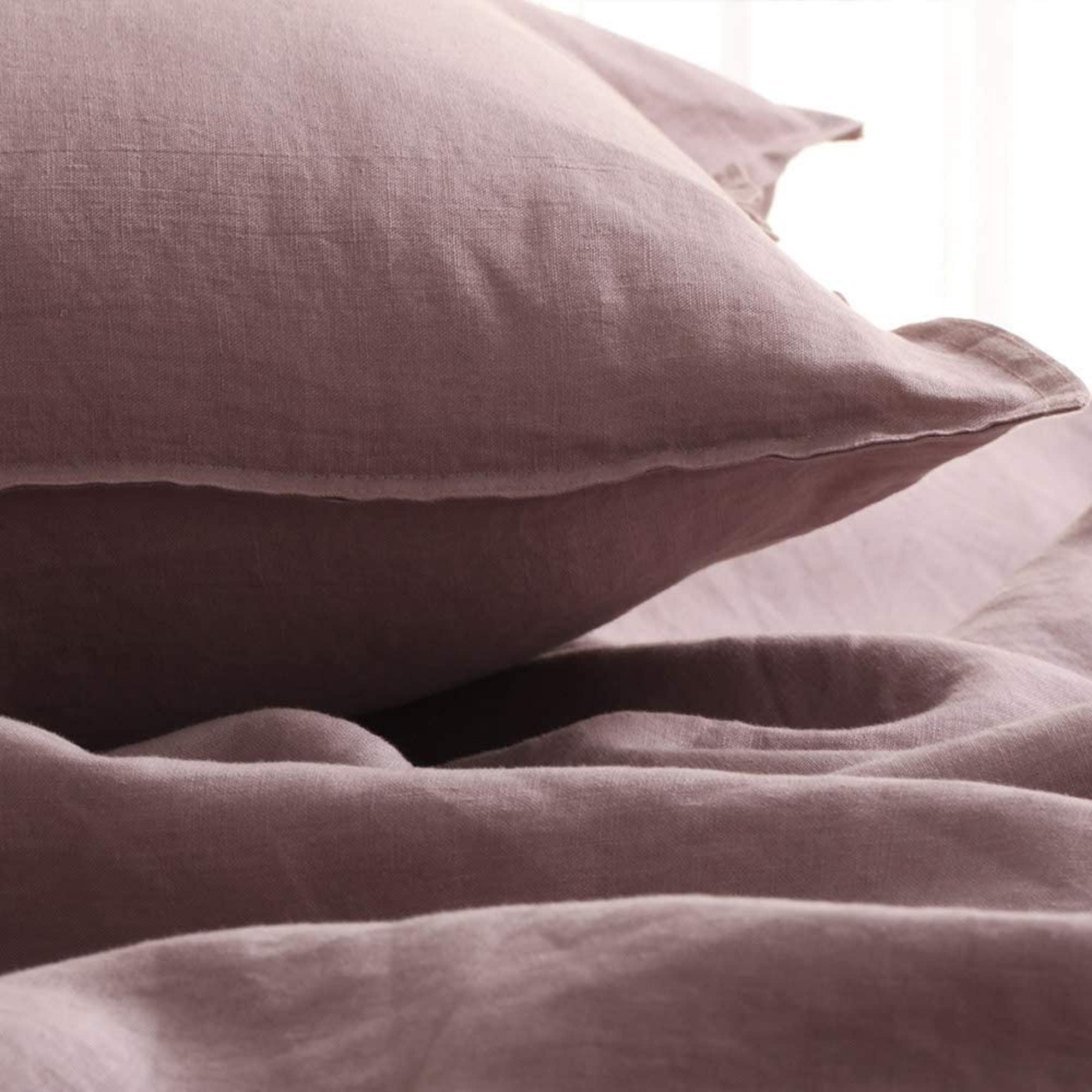 Dusty Rose Linen Duvet Cover Stonewashed Linen Bedding Soft - Etsy