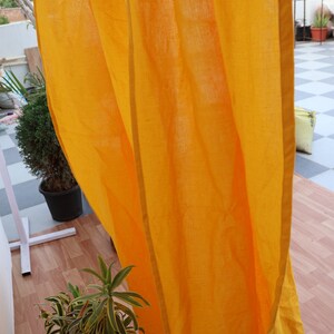 Yellow Mustard Color Living Room Curtain Bedroom Modern Rustic - Etsy