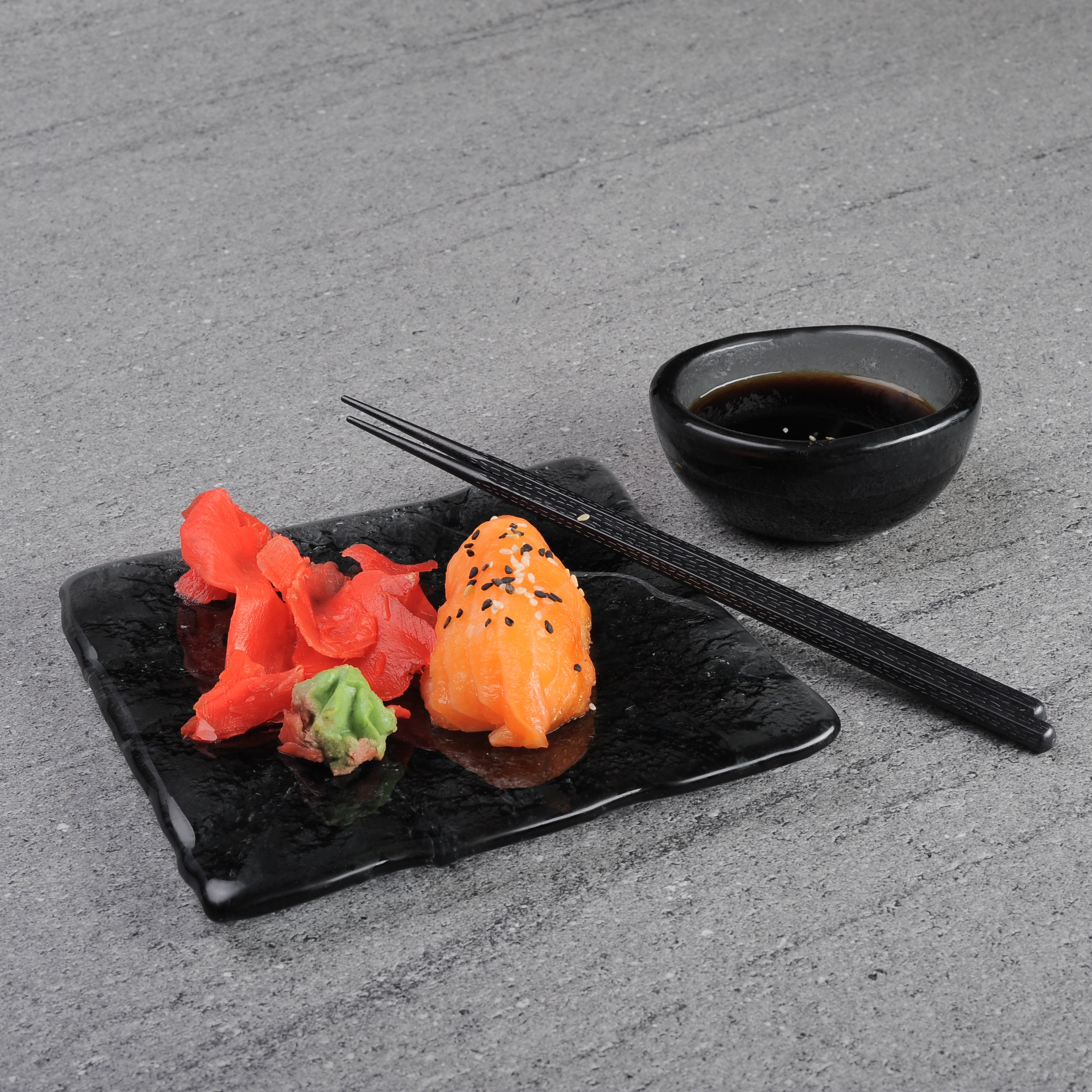 Modern Square Dinner Plates, Small Handmade Glass Plates, Jewelry Plate ...