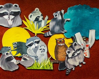 Felt Board Story Set – the Kissing Hand | Visual Story Retell Props ...