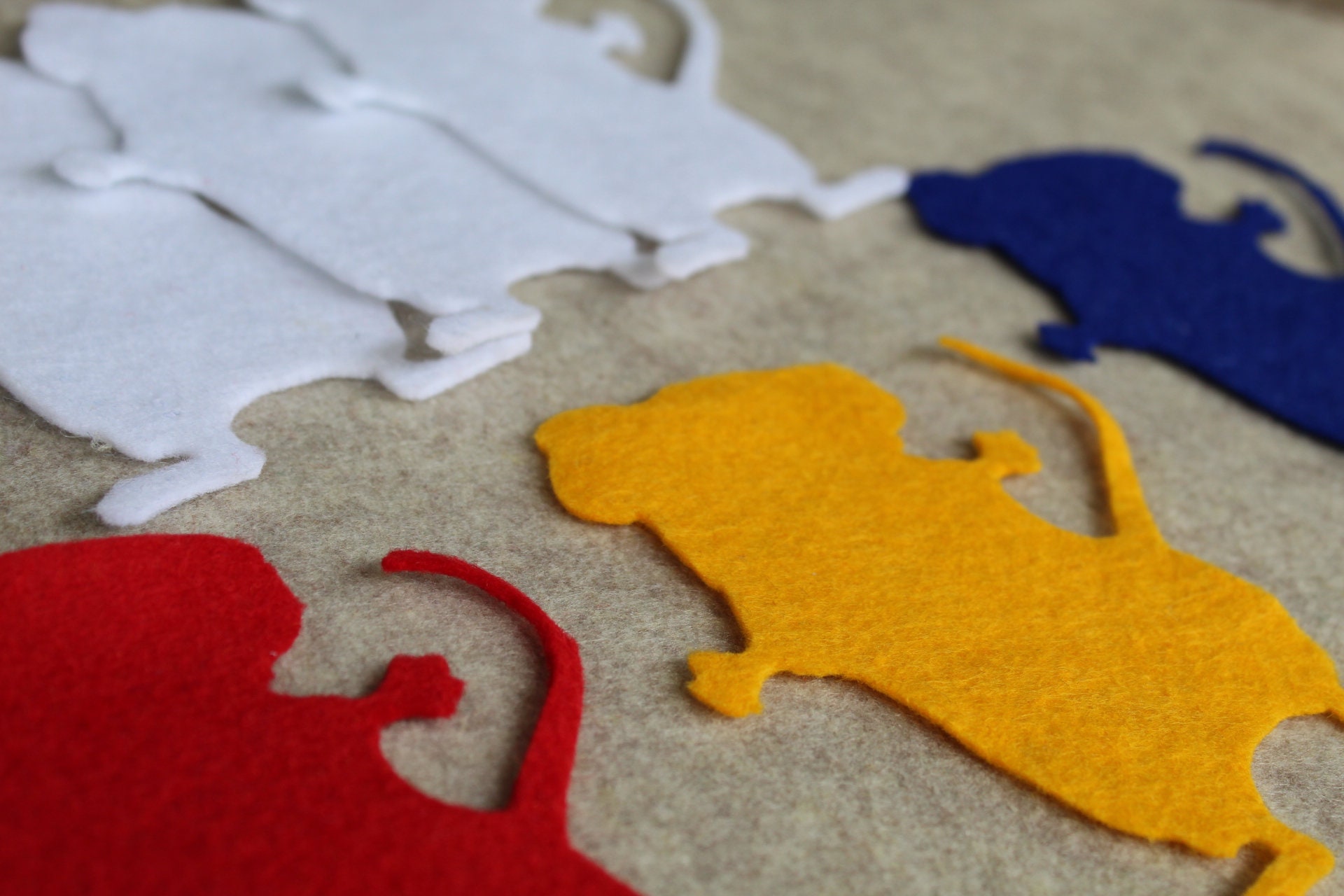 Mouse Paint Felt Board Story Set - Etsy