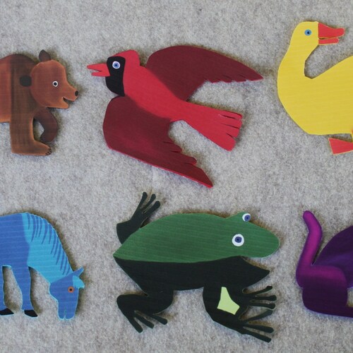 Brown Bear Brown Bear What Do You See Felt Story Set - Etsy