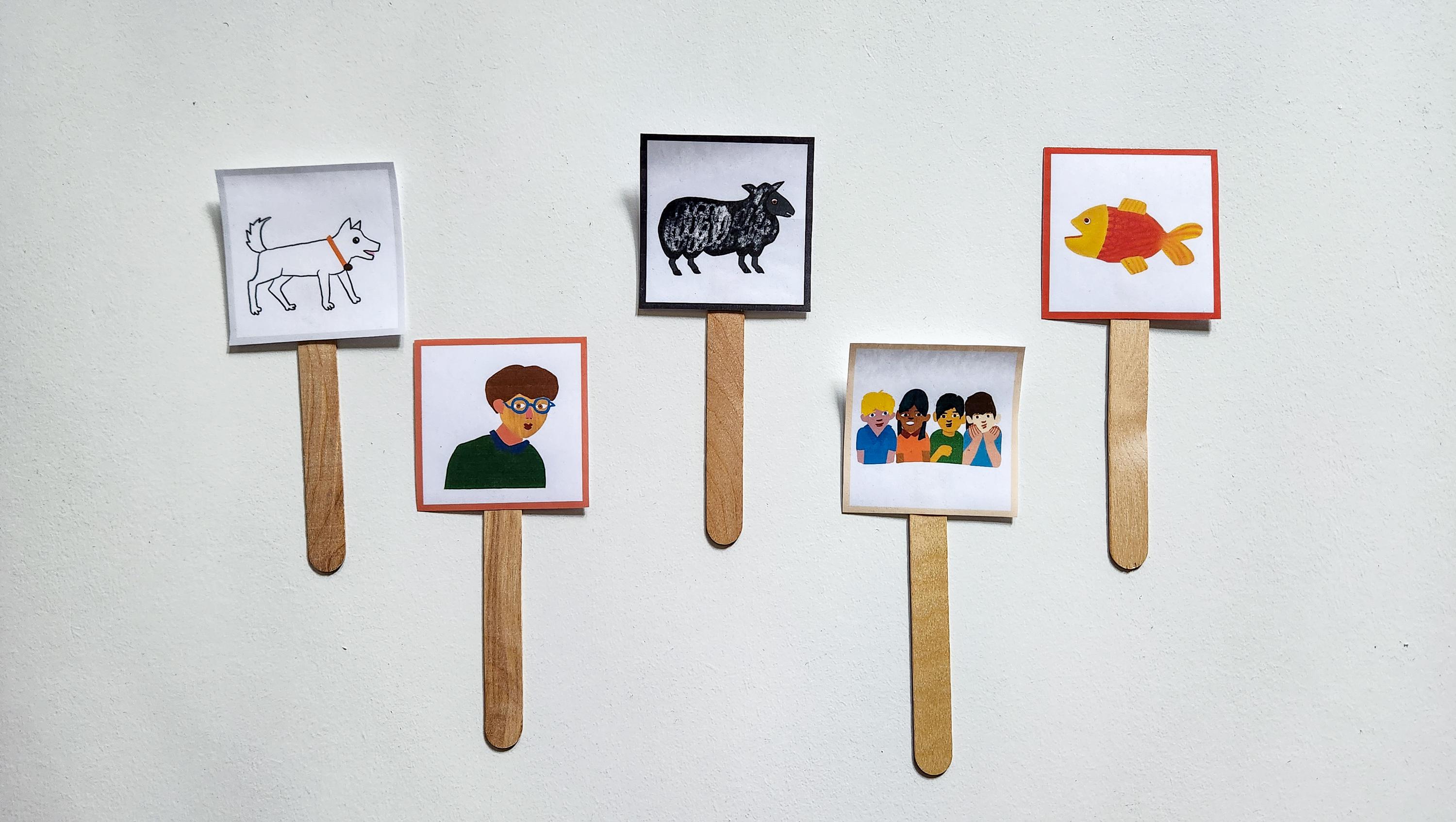 Brown Bear Stick Puppets Printable Activity: Circle Time Colors ...