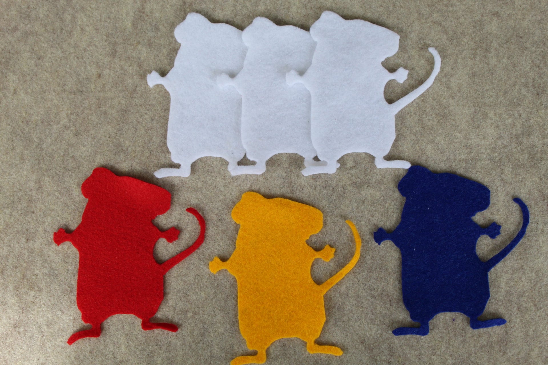 Mouse Paint Felt Board Story Set - Etsy