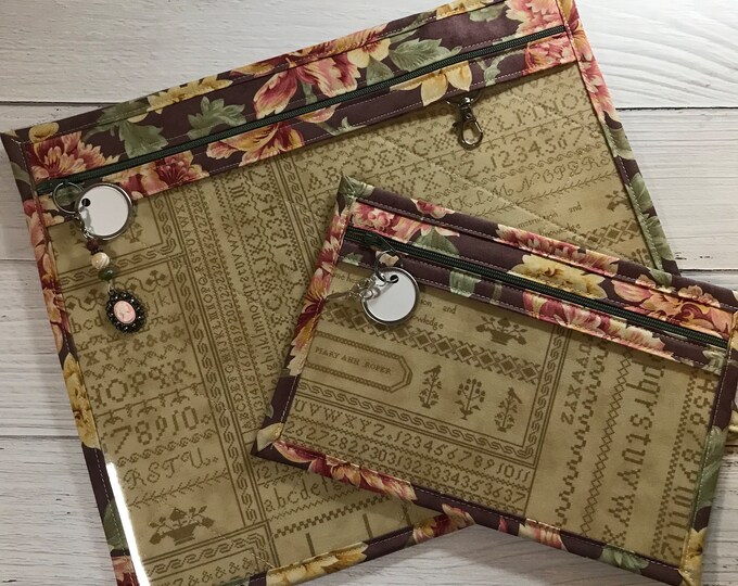 Vinyl Front Project Bag Set - Etsy