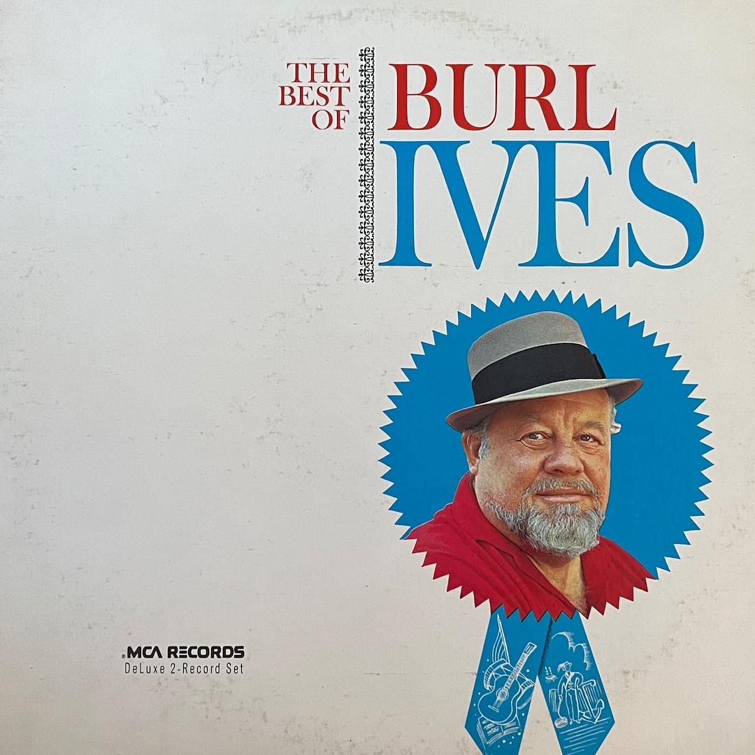 Vintage Vinyl the Best of BURL IVES Double Record Album Set Classic Pop ...