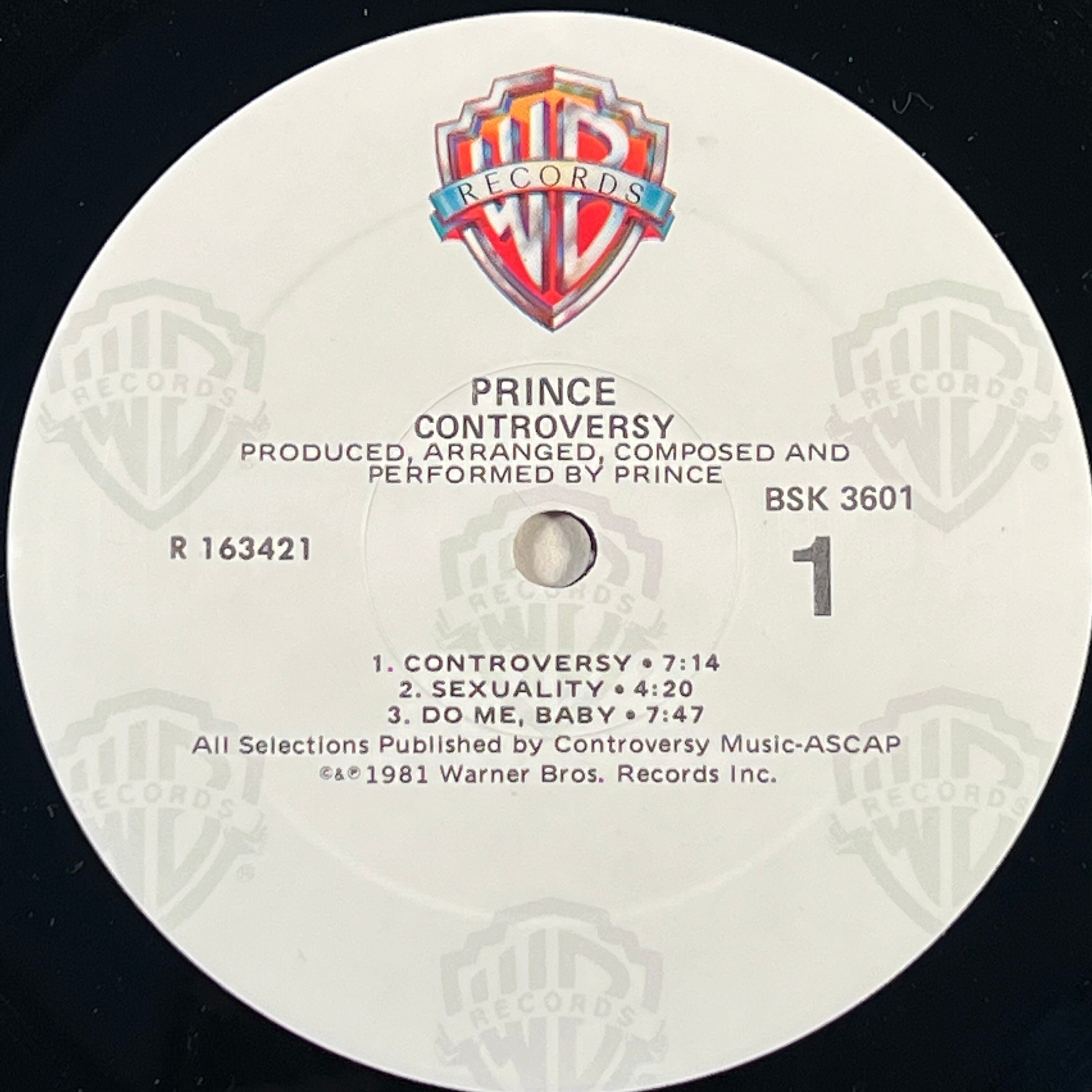 Vintage '81 PRINCE Controversy Record Album Classic 80s Funk Rock ...