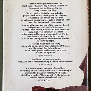 Rare 1980s Basketball KAREEM ABDUL-JABBAR Giant Steps Autobiography ...
