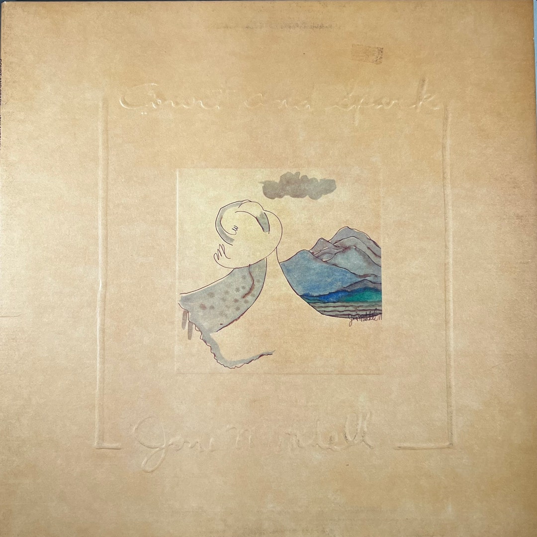 Original '74 Vinyl JONI MITCHELL Court and Spark Record Album Classic ...