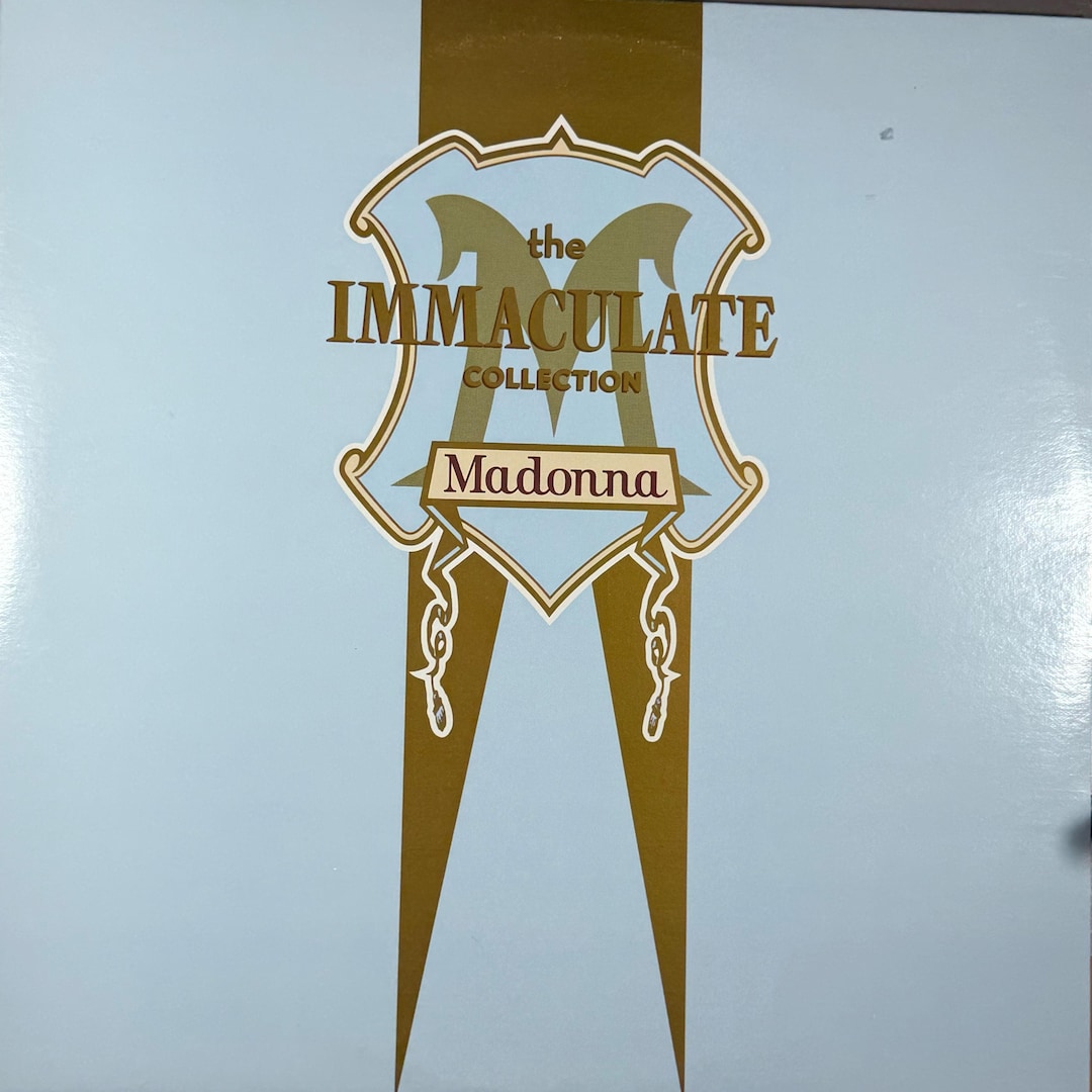 Original '90 Vinyl MADONNA the Immaculate Collection Double Record ...