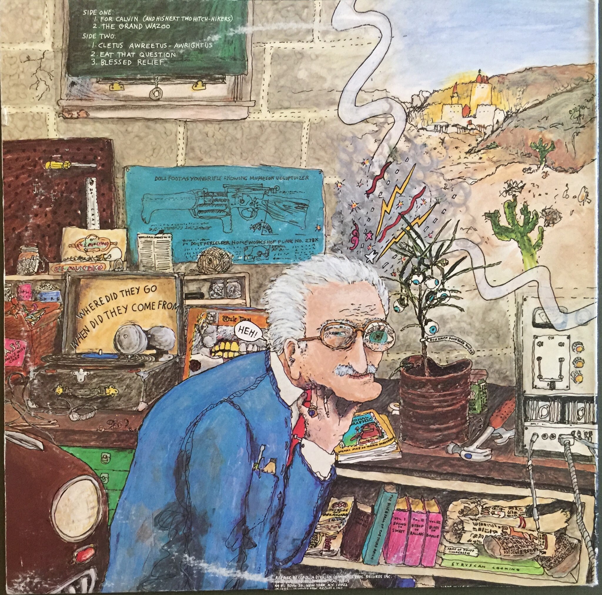 Rare Vintage 70s ZAPPA Vinyl Grand Wazoo Record Album Mothers of ...