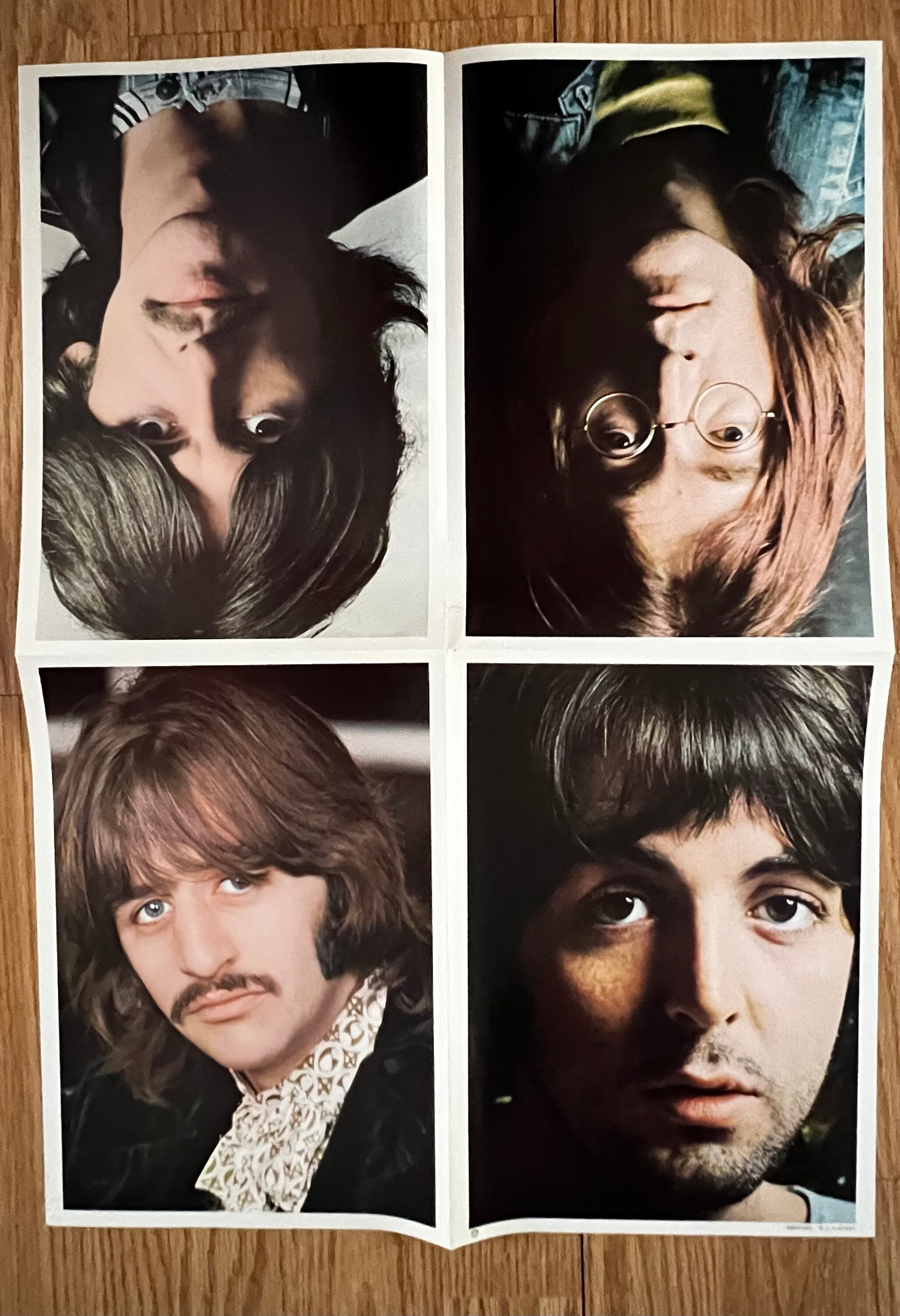 Vintage Vinyl the BEATLES White Album Double Record Album '68 Lennon ...