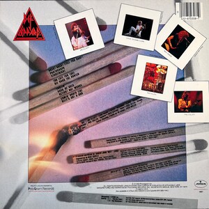 Vintage '83 Vinyl DEF LEPPARD Pyromania Record Album Heavy Metal 80s ...