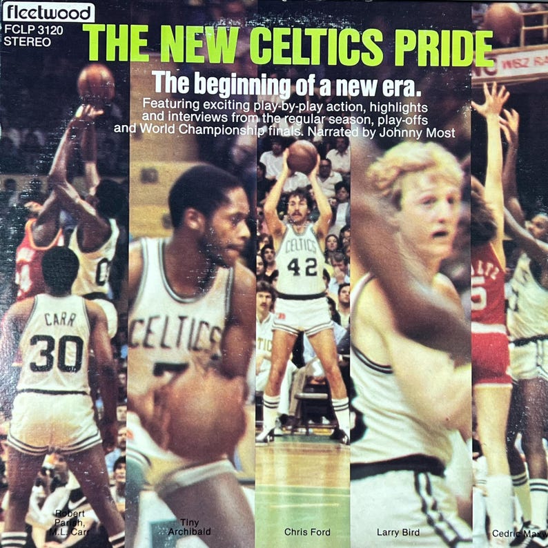Vintage Vinyl the New CELTICS Pride Record Album Classic Basketball ...