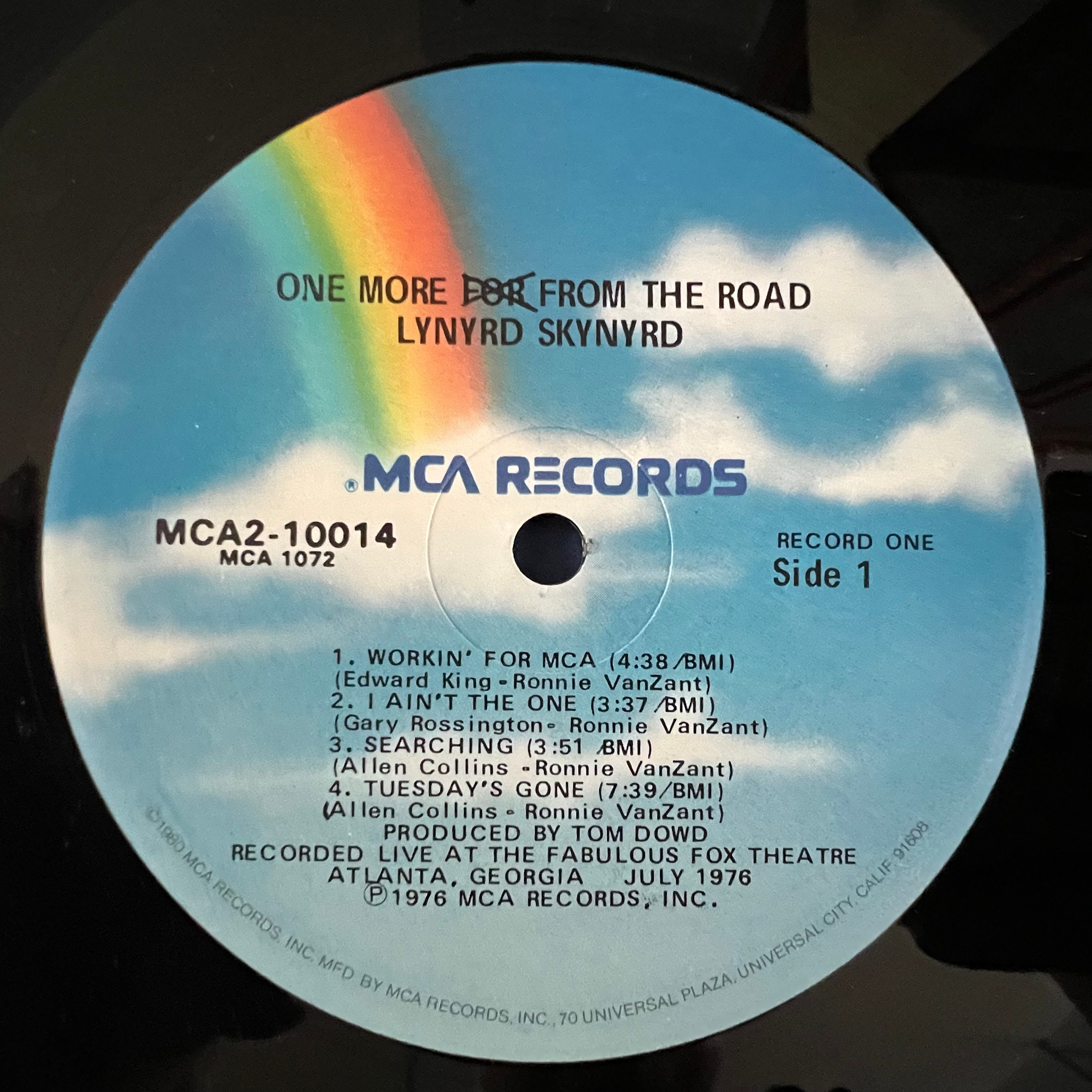 Vintage '76 LYNYRD SKYNYRD One More From the Road Double Record Album ...