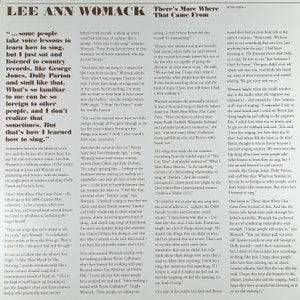 Original Vinyl LEE ANN WOMACK There's More Where That Came From Record ...