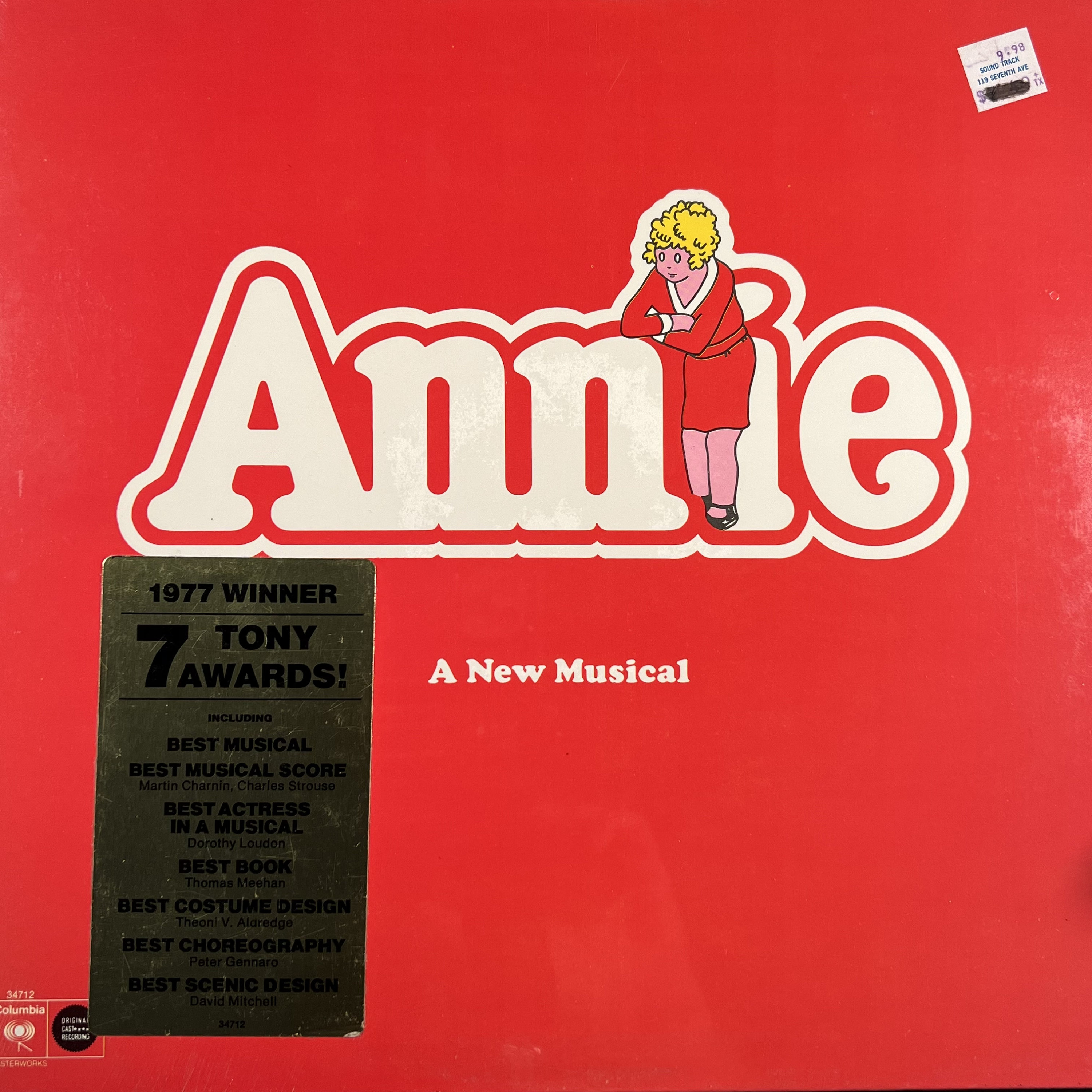 Original '77 ANNIE Musical Original Cast Recording Record Album Still ...
