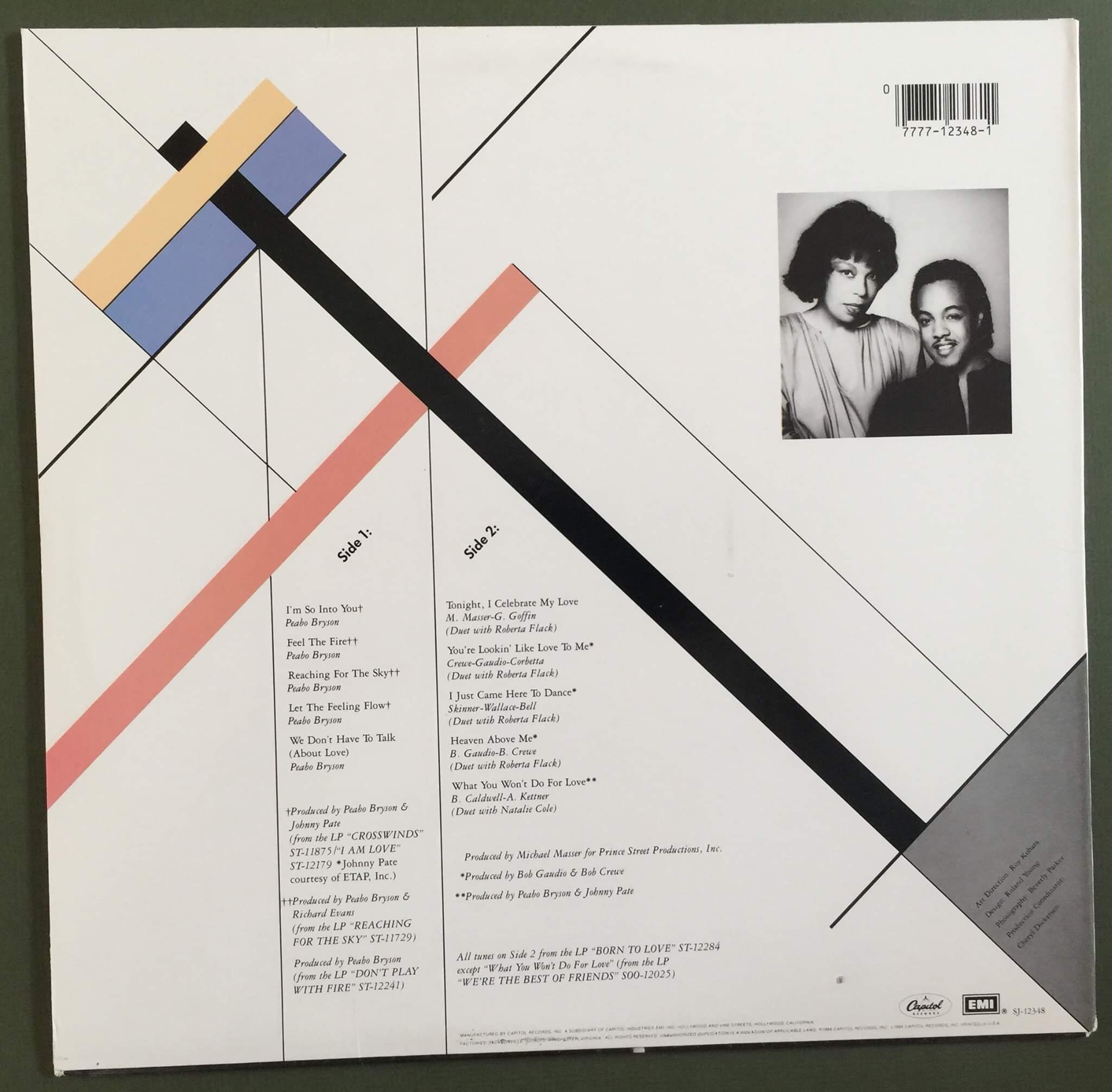 Vintage '84 Smooth Soul Vinyl PEABO BRYSON Collection Record Album 80s ...