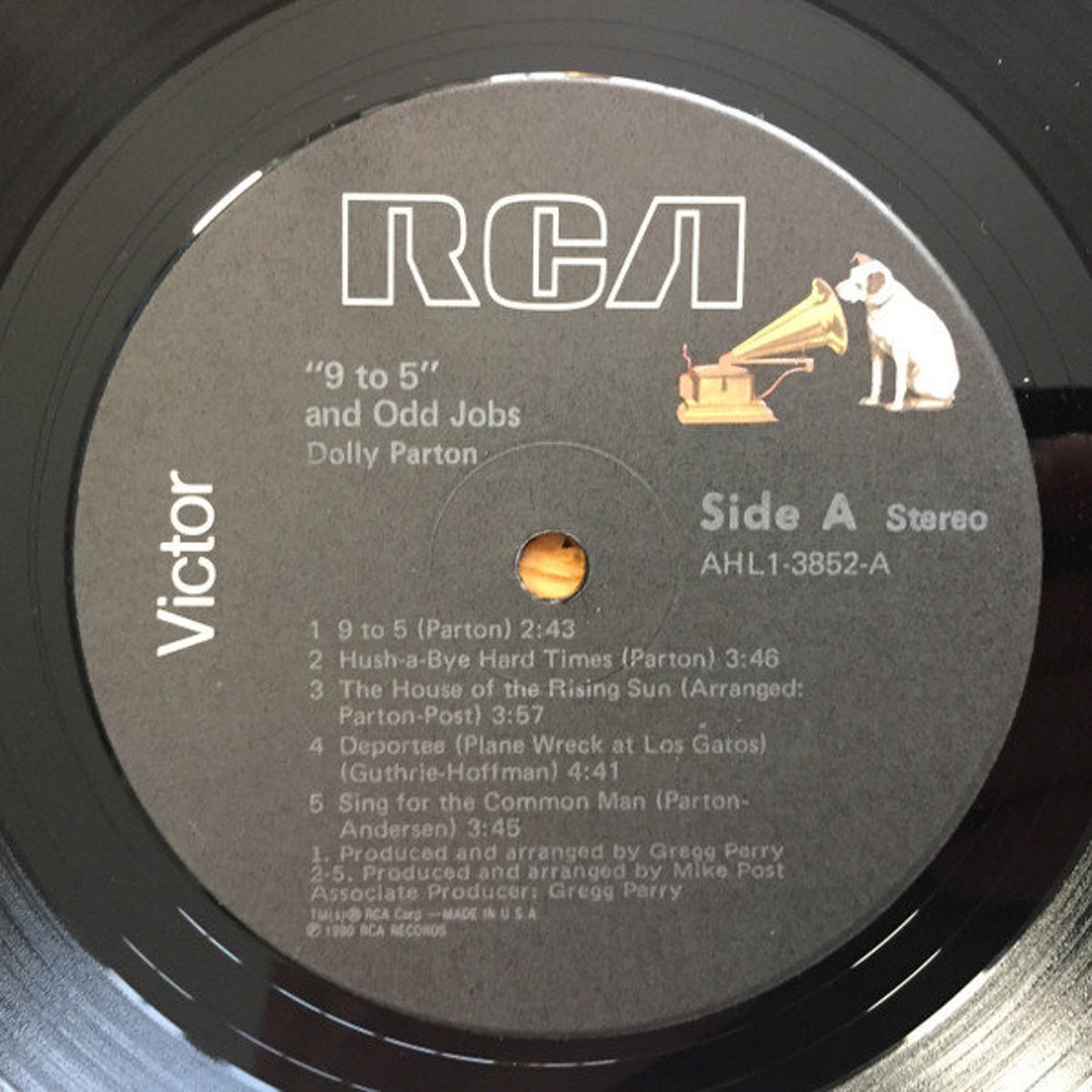 Original '80 Vinyl DOLLY PARTON 9 to 5 and Odd Jobs Record - Etsy