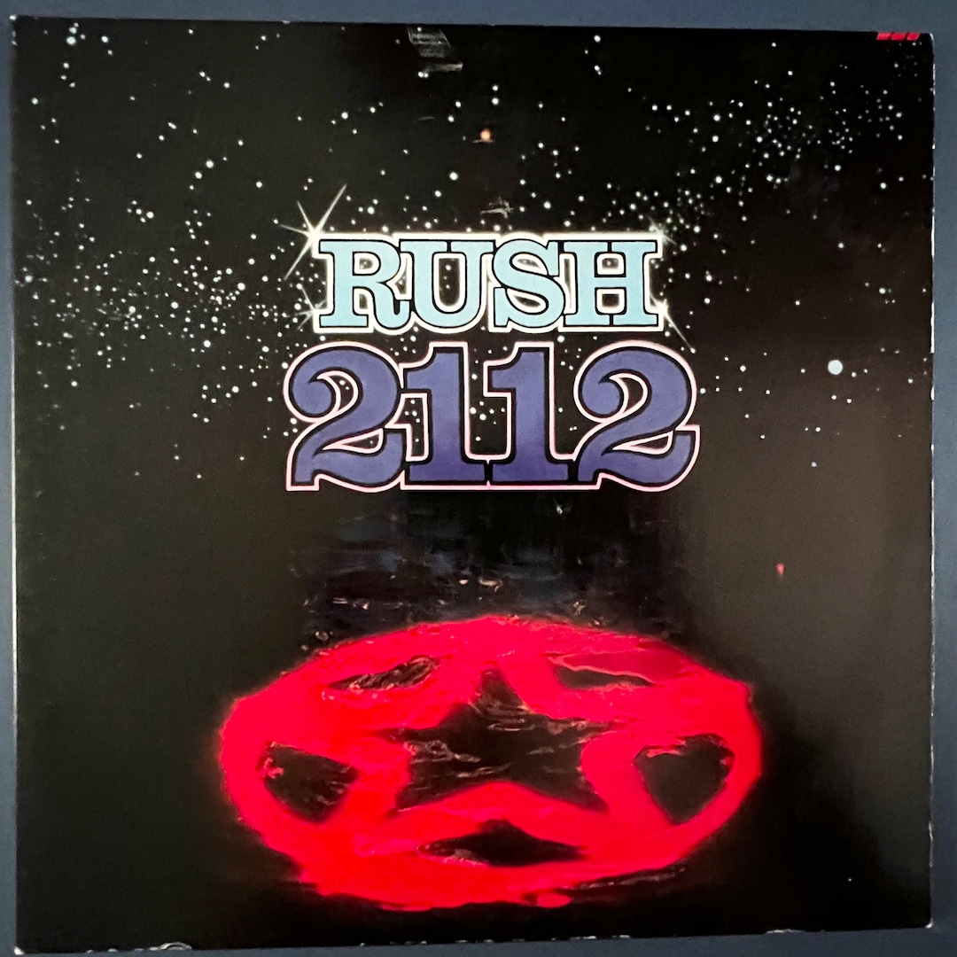 Original '76 Vinyl RUSH 2112 Record Album 70s Prog Rock Classic GEDDY ...