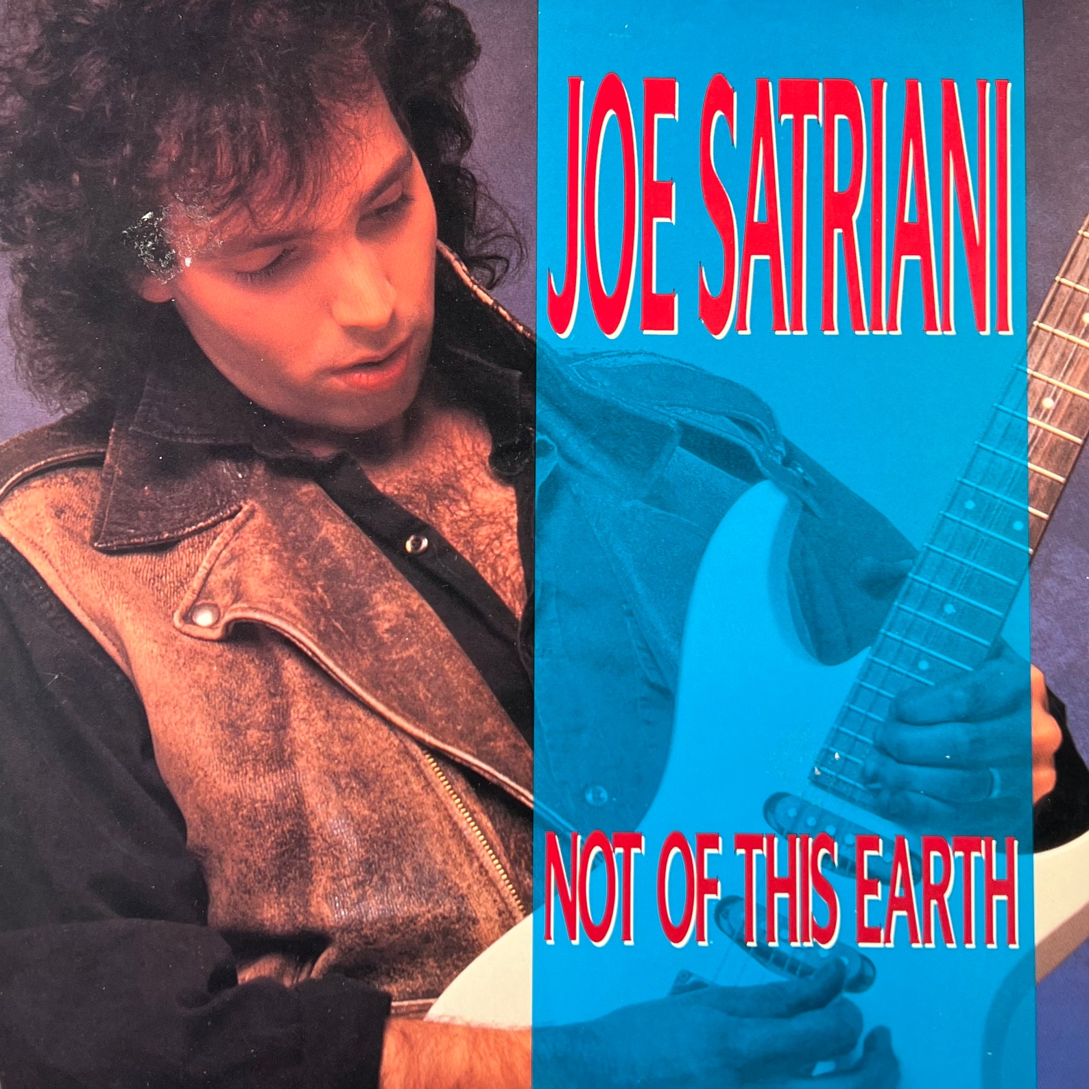 Original '88 Vinyl JOE SATRIANI Not of This Earth Record Album 80s ...