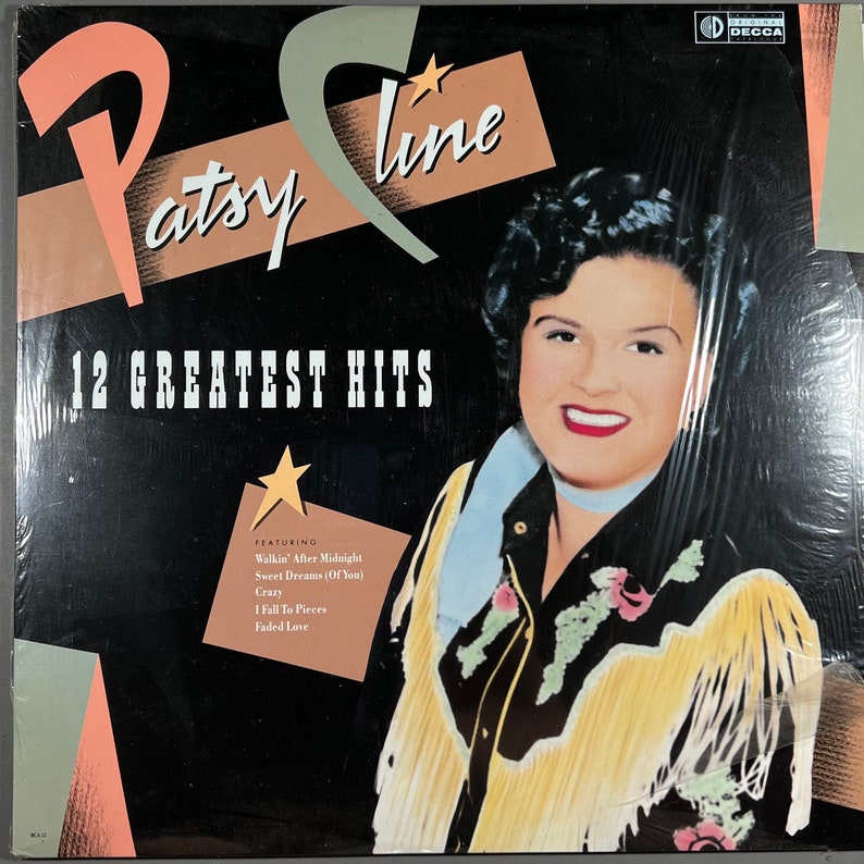 Vintage Country Vinyl PATSY CLINE 12 Greatest Hits Record Album Classic ...