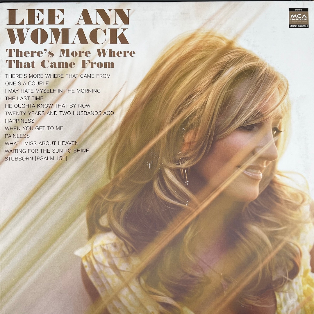Original Vinyl LEE ANN WOMACK There's More Where That Came From Record ...