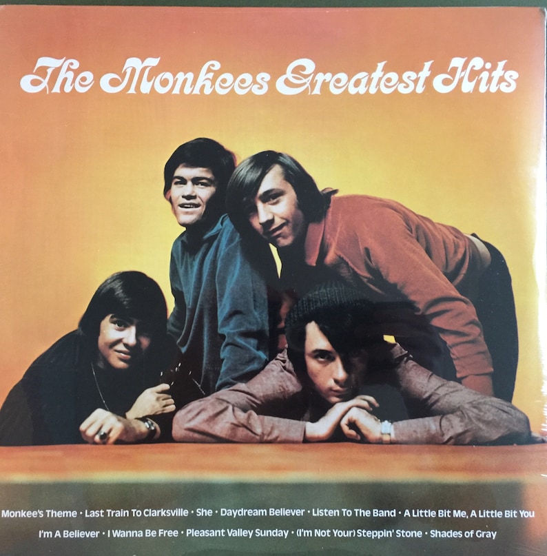 Classic SEALED Vinyl the MONKEES Greatest Hits Record Album Vintage ...