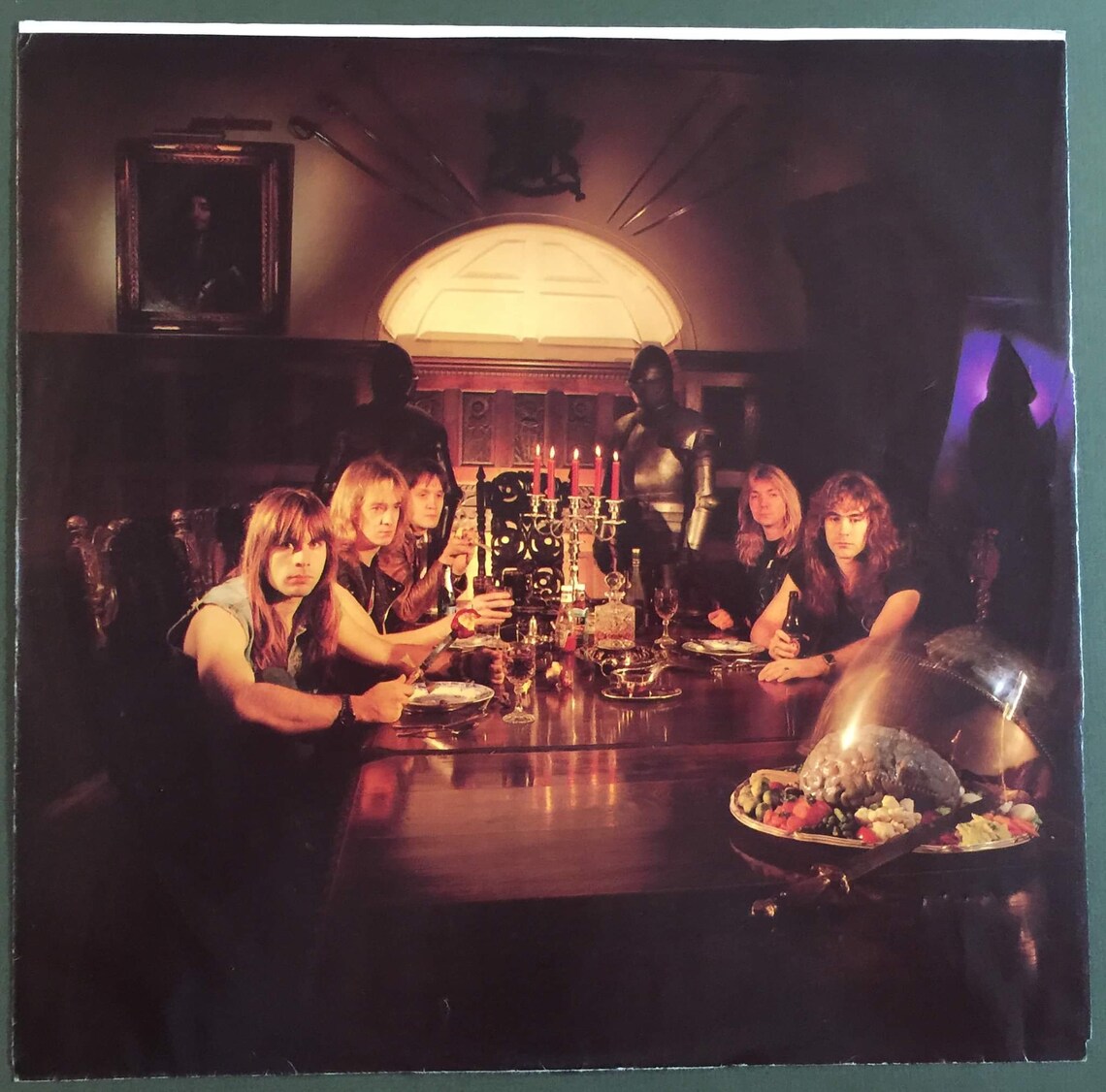 Rare Vintage '83 Heavy Metal Vinyl IRON MAIDEN Piece of Mind Record ...