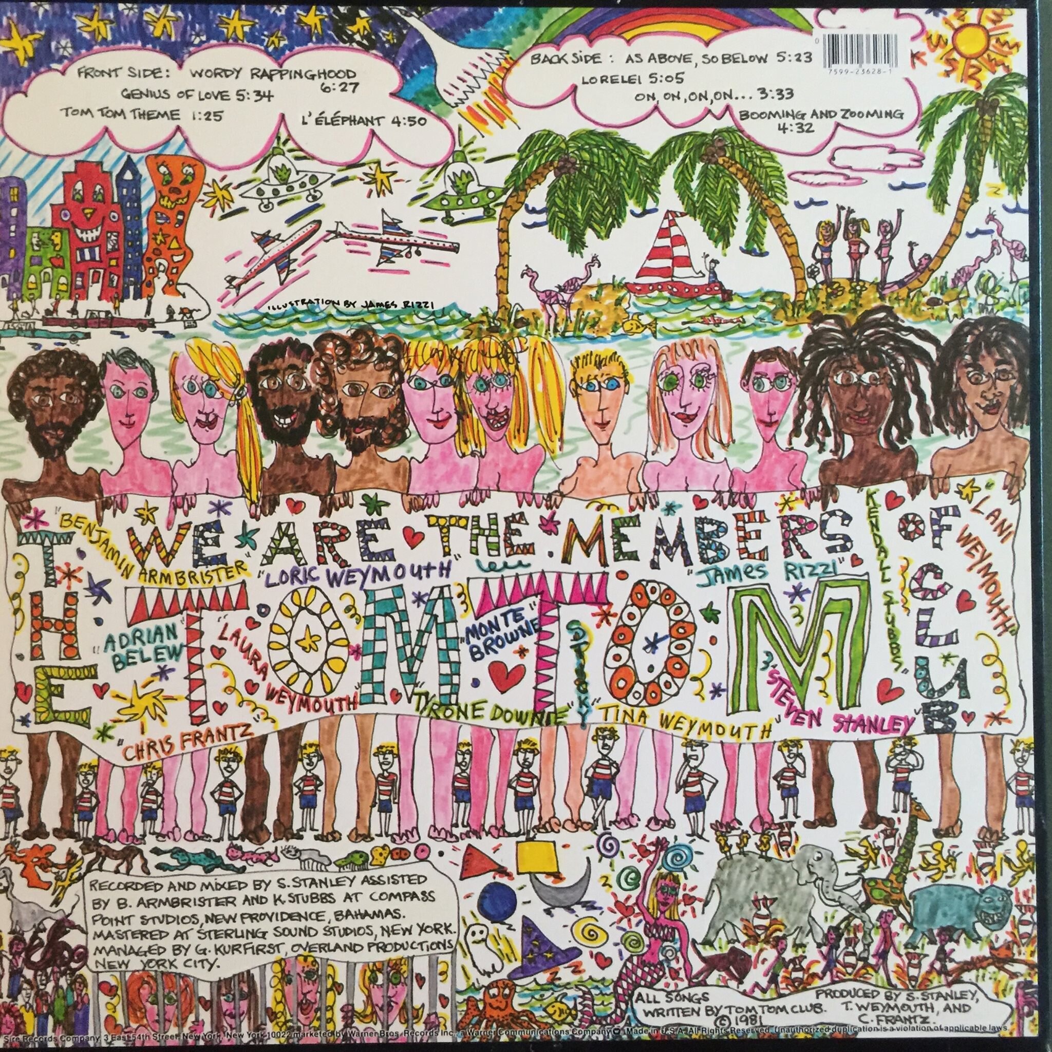 Original '81 Vinyl TOM TOM CLUB Debut Record Album 80s - Etsy