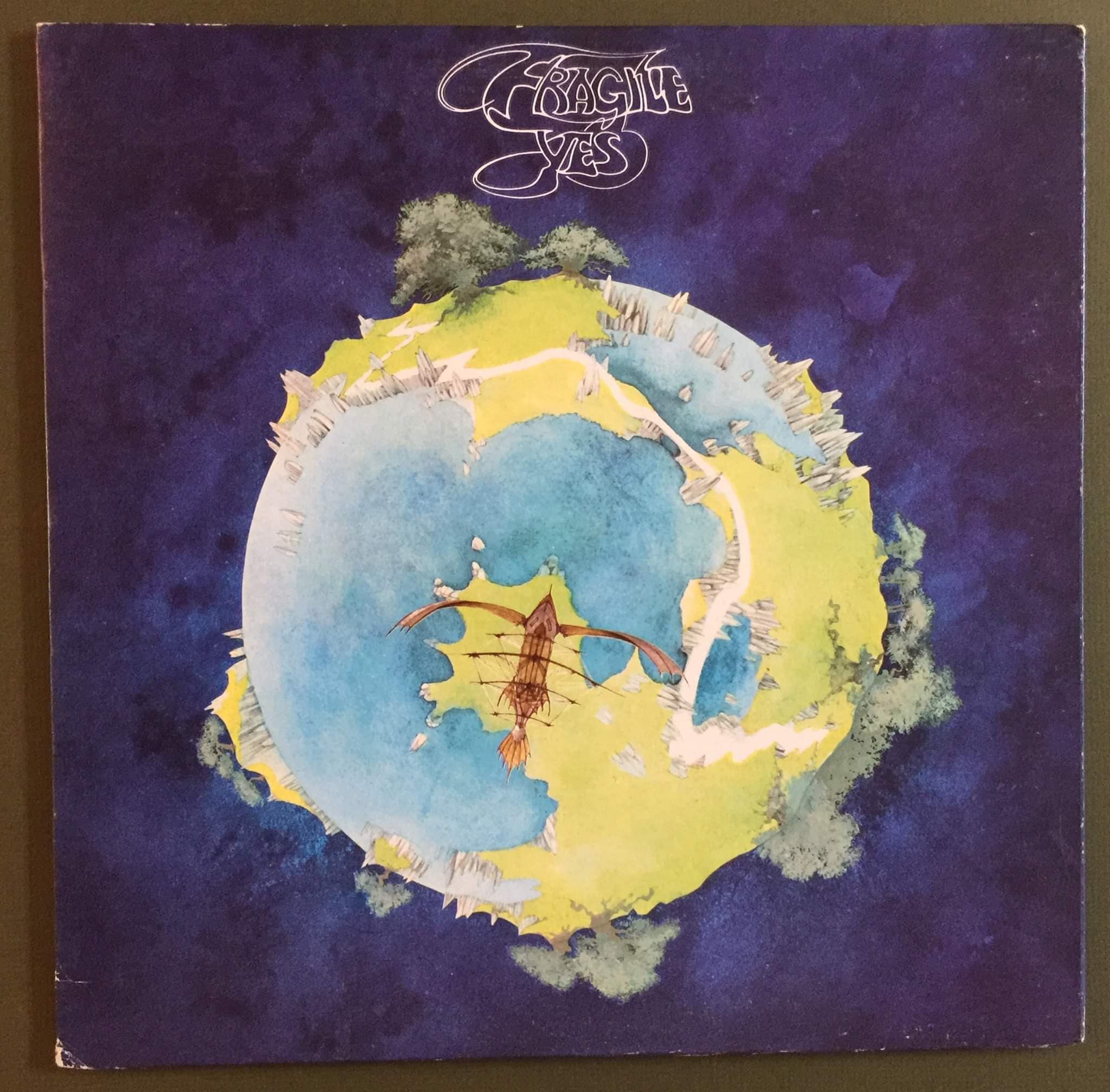 Vintage 70s Prog Rock Vinyl YES Fragile Record Album Atlantic Rick ...