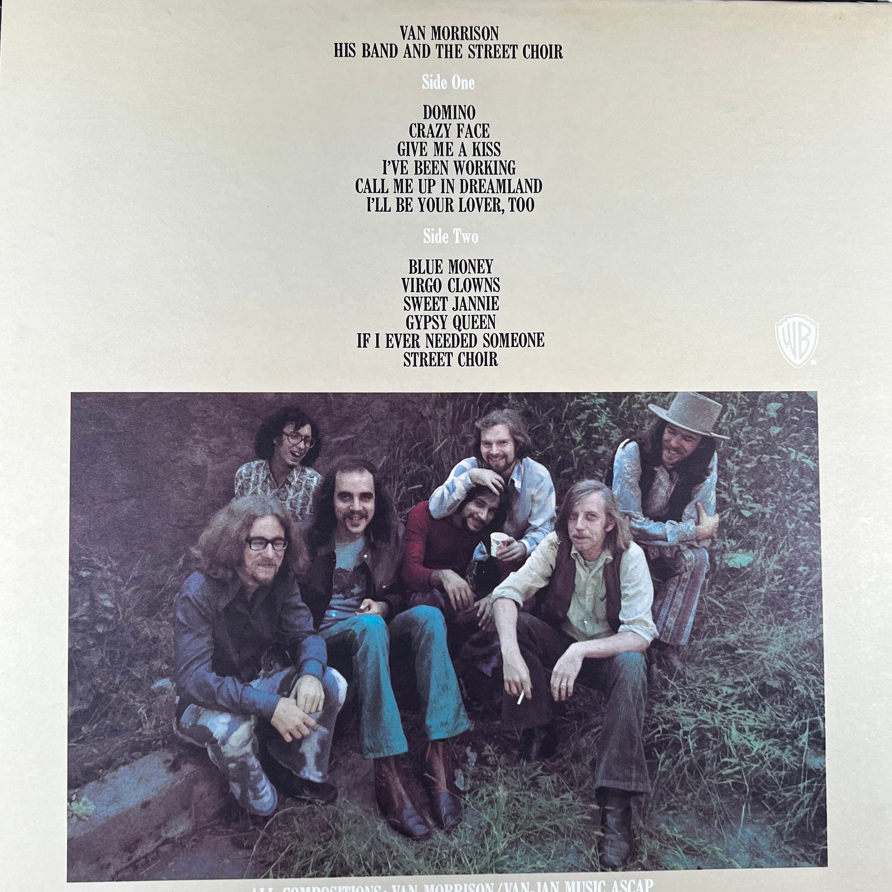 Vintage '70 Vinyl VAN MORRISON His Band and the Street Choir Record ...